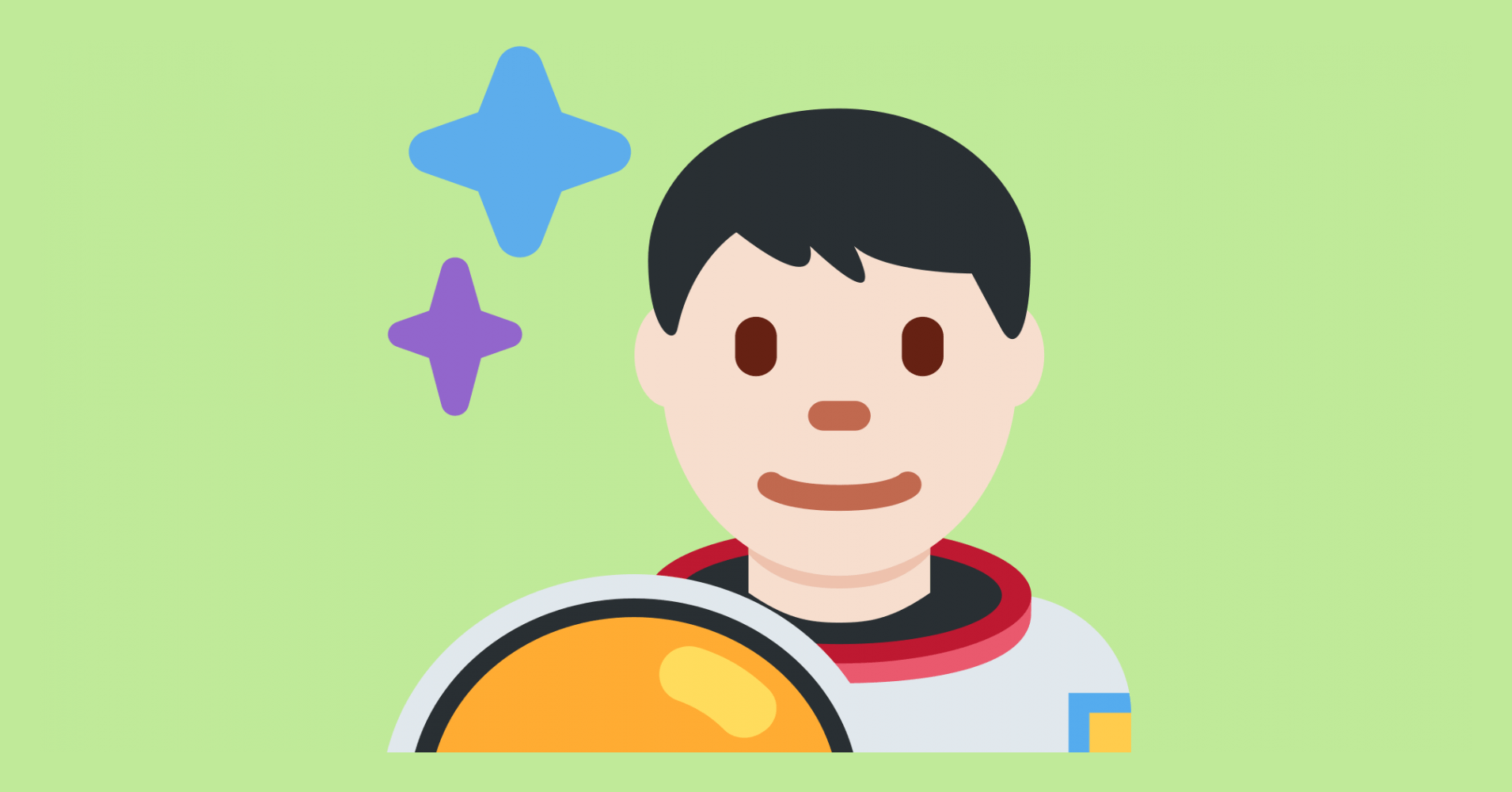 👨🏻‍🚀 Emoji de hombre astronauta (tono de piel claro) - 6 Significados y ...