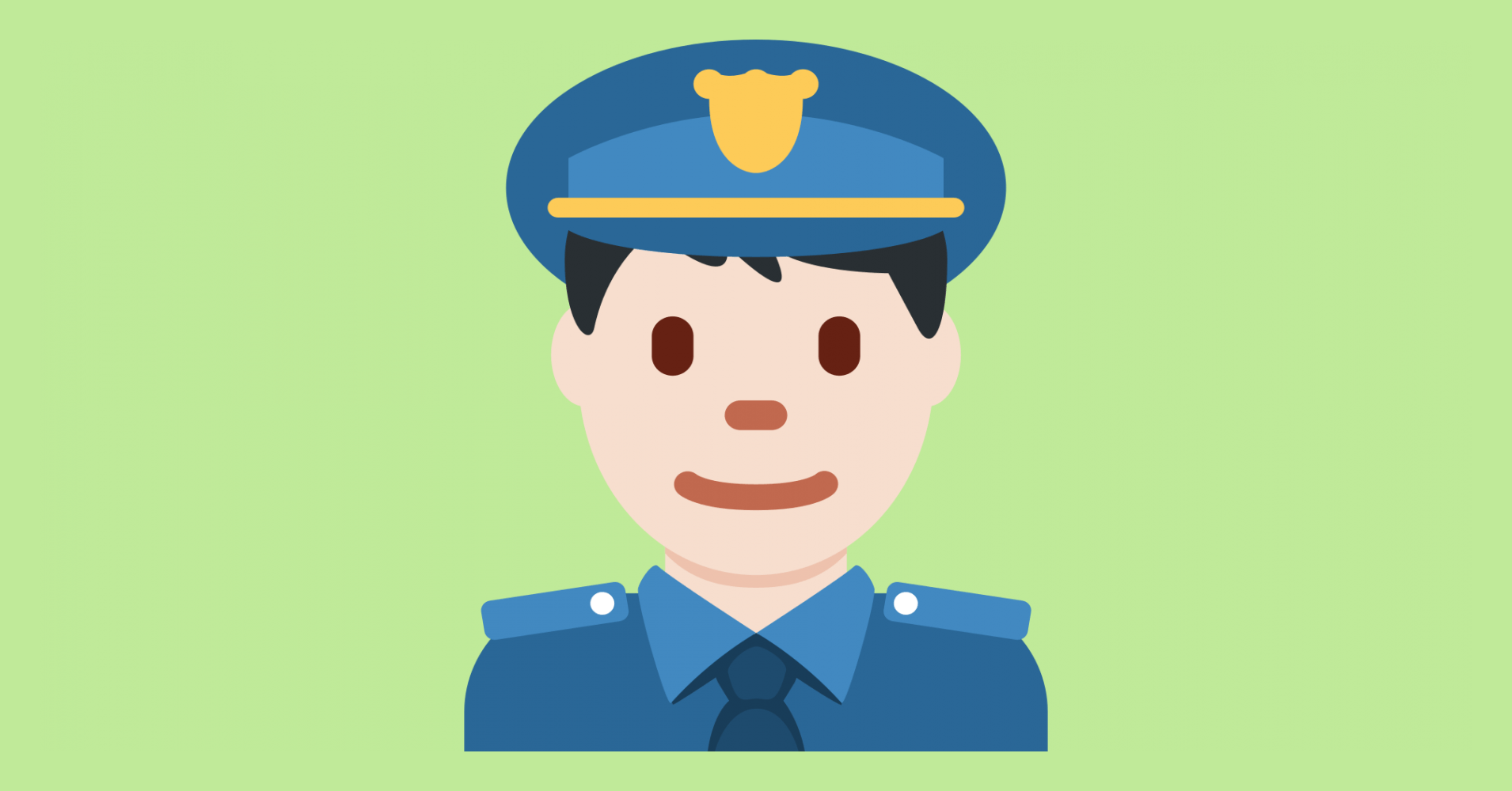 👮🏻‍♂️ man police officer Emoji (light skin tone) - Meaning and Copy-and ...