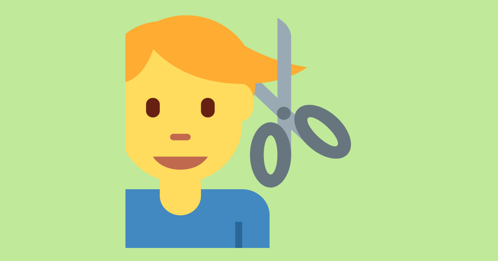 💇‍♂️ man getting haircut Emoji - Meaning and Copy-and-Paste Button