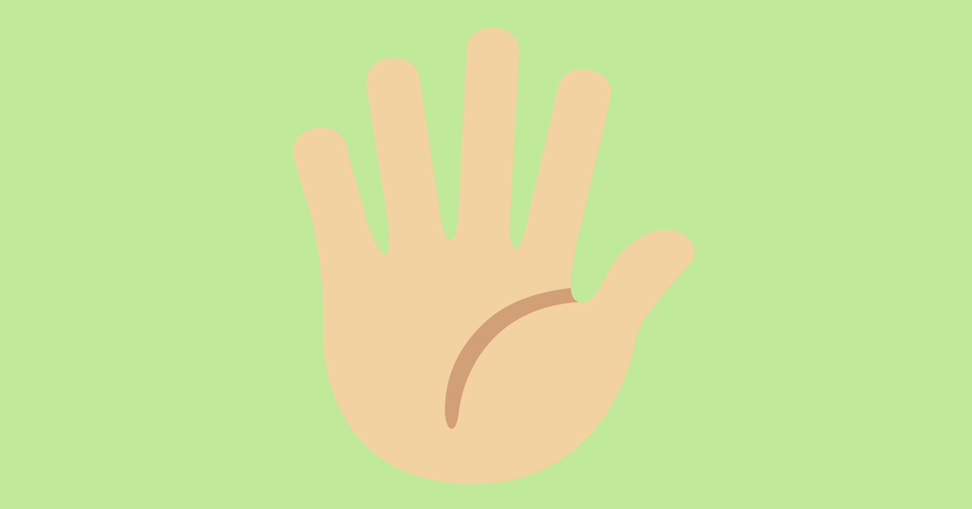 🖐🏼 hand with fingers splayed Emoji (medium-light skin tone) - Meaning ...