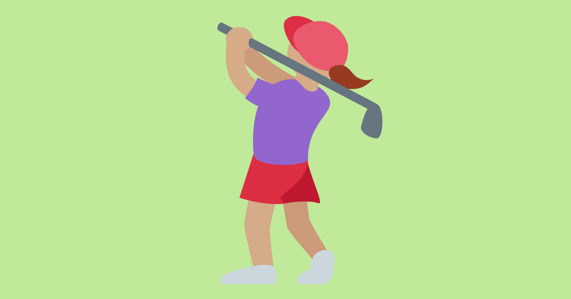 🏌🏽‍♀️ woman golfing Emoji (medium skin tone) - Meaning and Copy-and ...