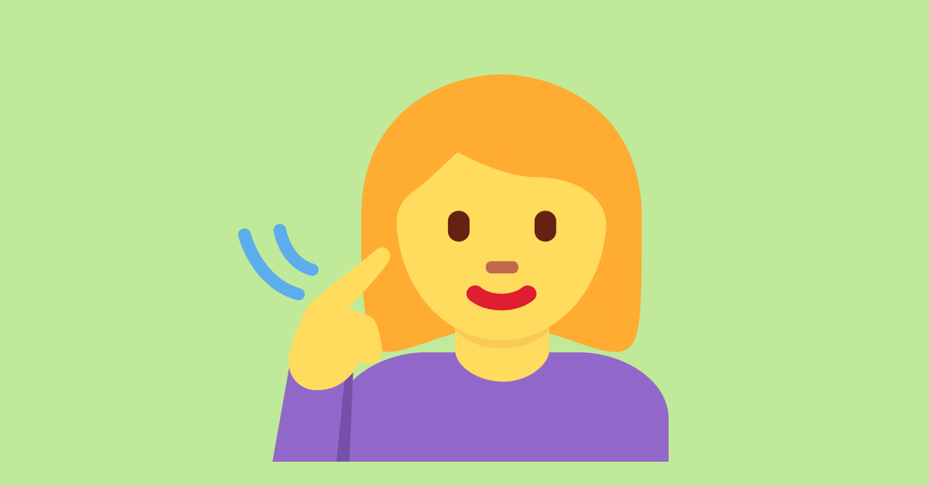 🧏‍♀️ deaf woman Emoji - Meaning and Copy-and-Paste Button